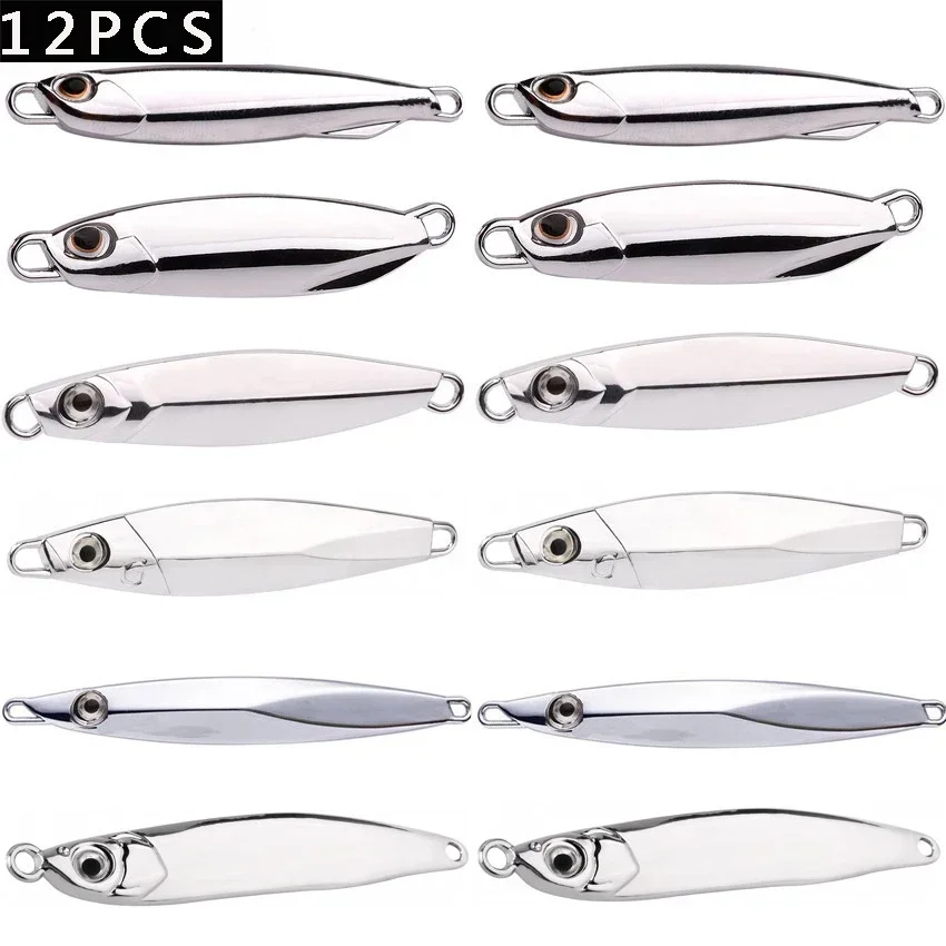 12PC-Metal-Sinking-Jigging-Silver-Fishing-Lures-Set-60g-80g-Saltwater-Fishing-Lures-Artificial ...