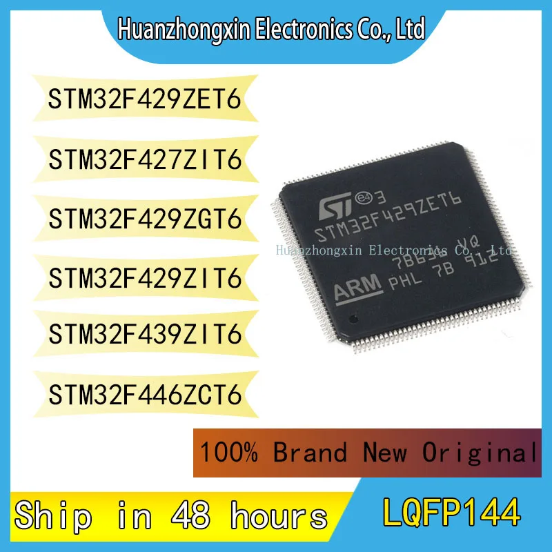STM32F429ZET6 STM32F427ZIT6 STM32F429ZGT6 STM32F429ZIT6 STM32F439ZIT6 STM32F446ZCT6 MCU LQFP144 ...