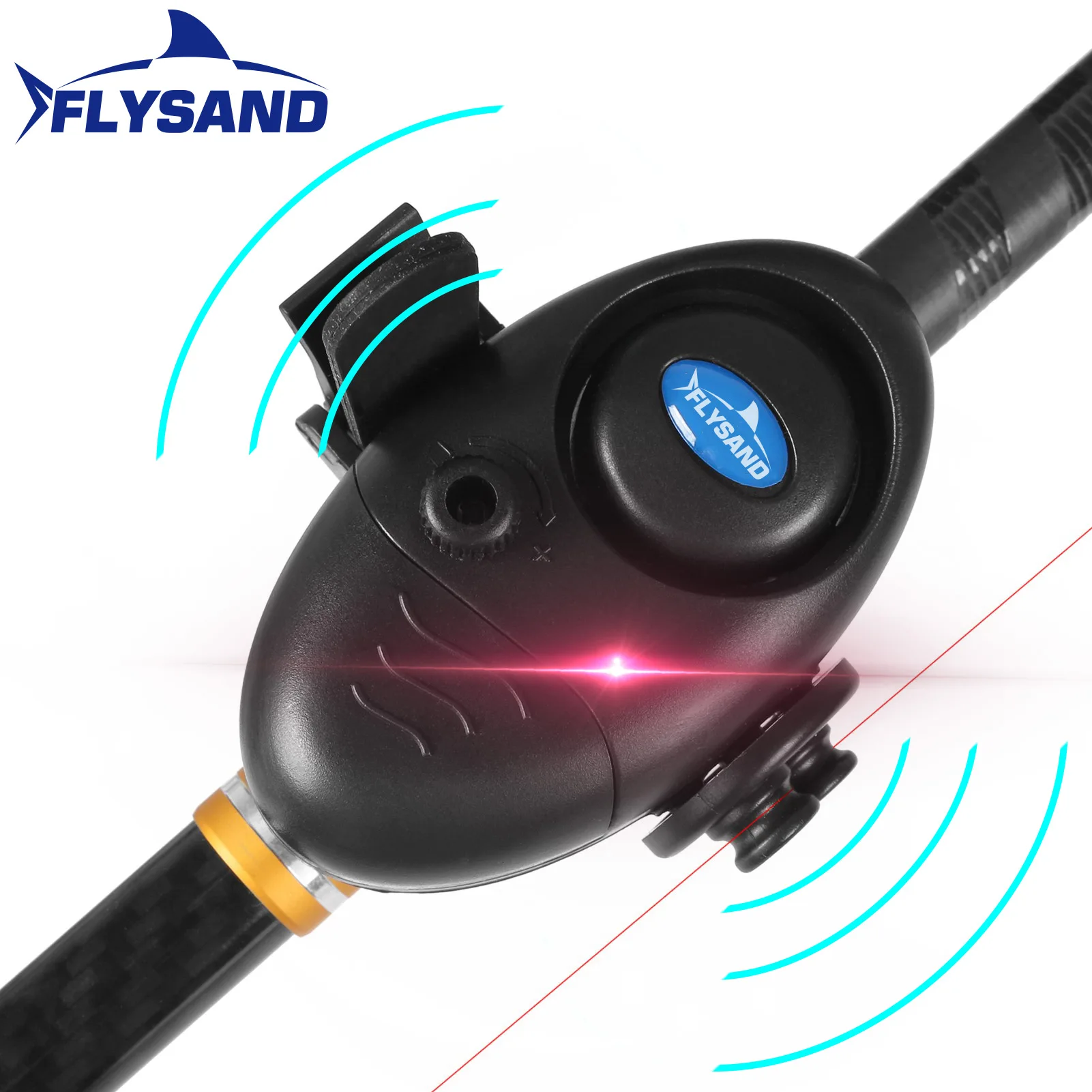 FLYSAND-Fishing-Fish-Bite-Alarm-Electronic-Buzzer-On-Fishing-Rod-with ...