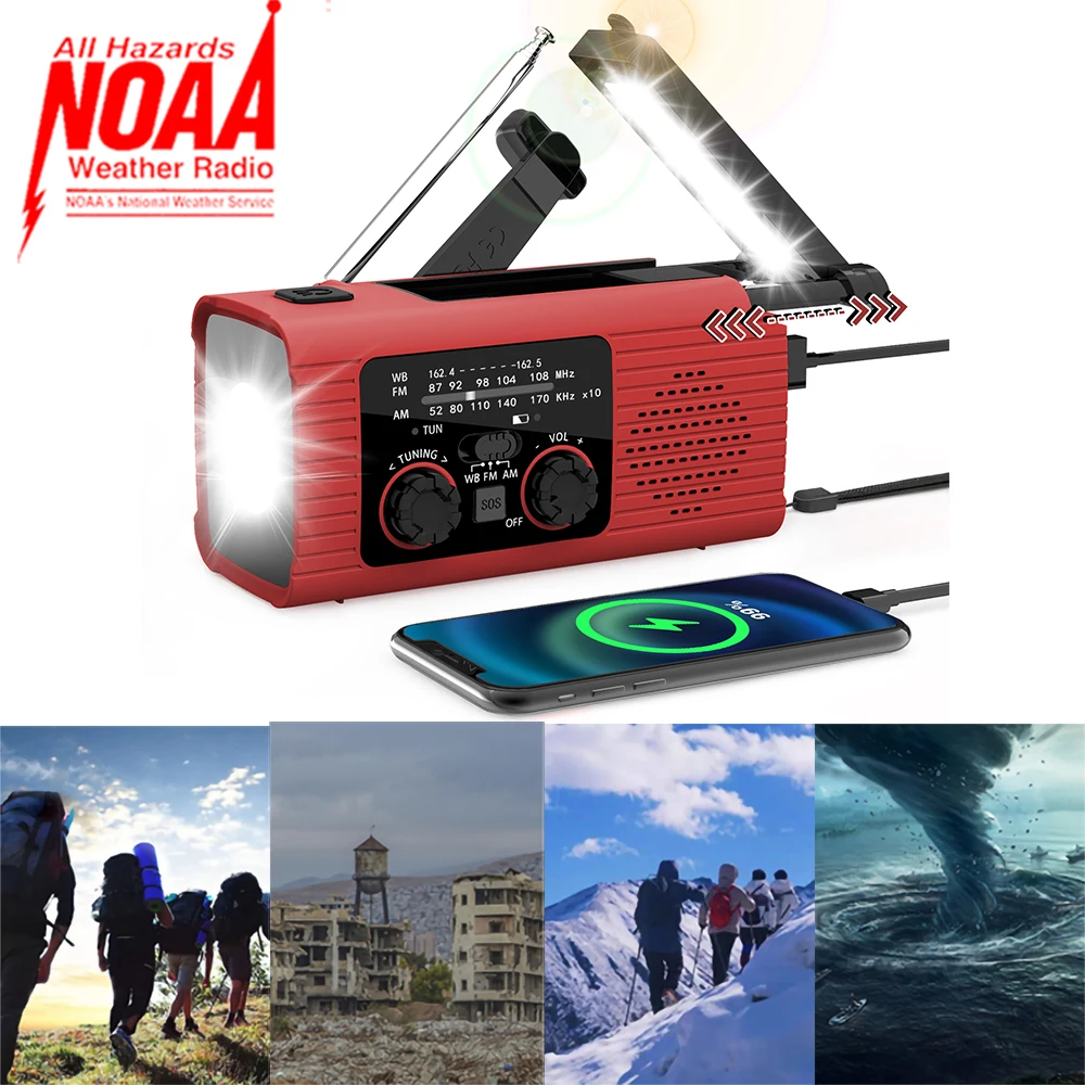 Portable-desktop-radio-solar-powered-charging-FM-radio-emergency-light ...