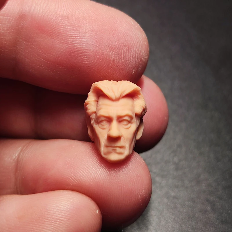 Blank 1 18 Scale Elderly Magneto Head Sculpt Unpainted Fit 3 75 Figure