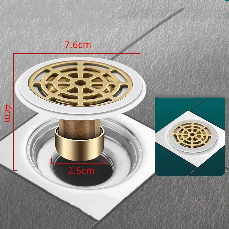 Bathroom-Floor-Drain-Stopper-Plug-Drains-Odor-and-insect-proof-Floor ...