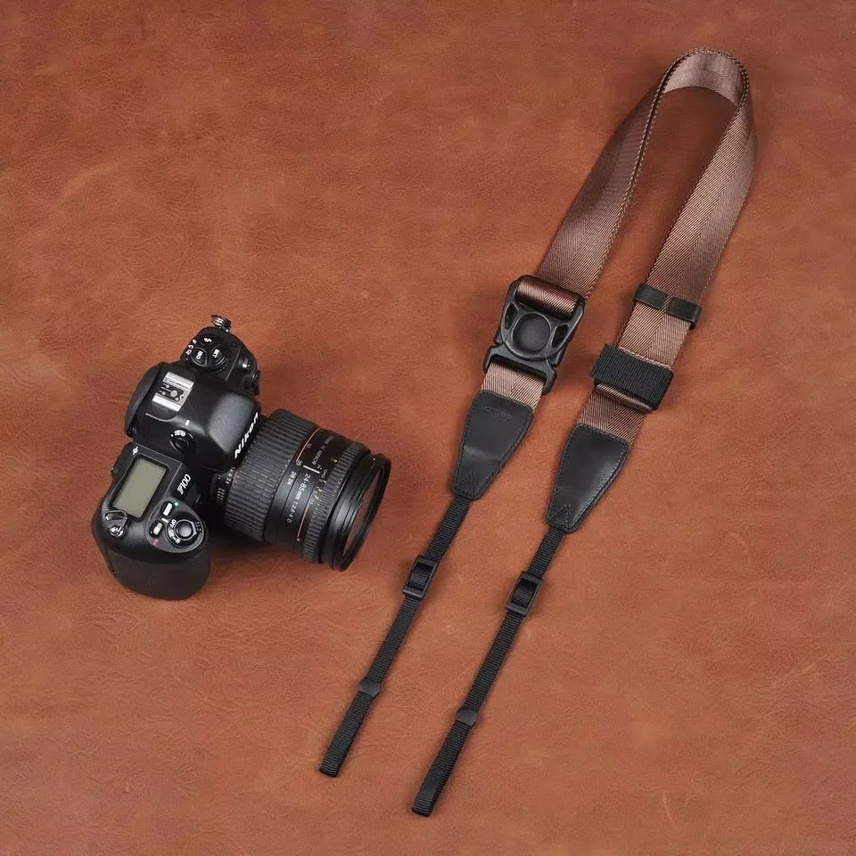 Camera Strap Nylon Fabric 3.8cm Width Adjustable 95-128cm Length ...