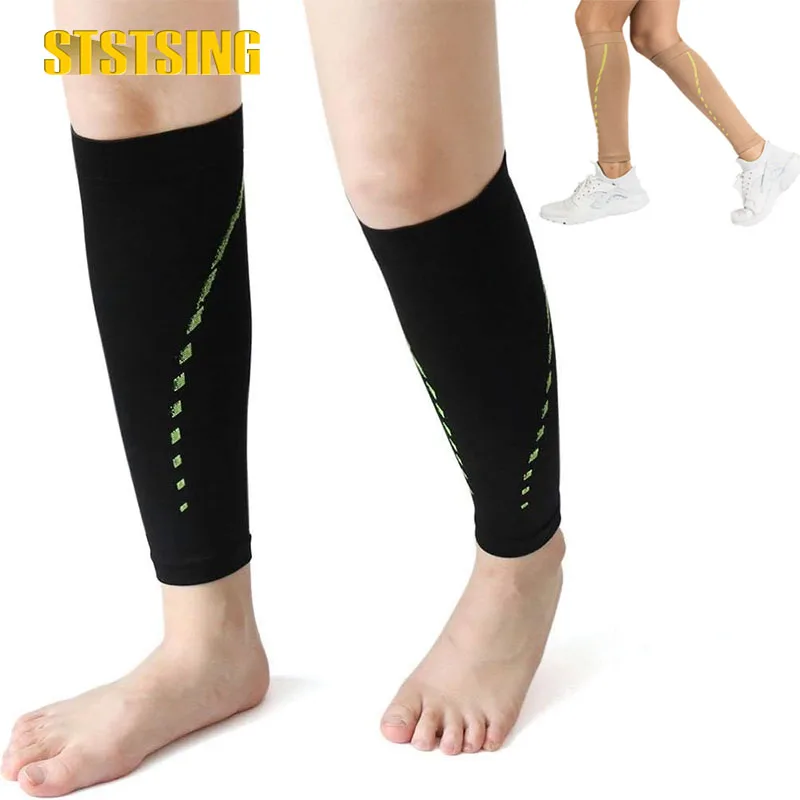1-Pair-Slim-Calf-Compression-Sleeve-Strong-Calf-Support-Toeless-Socks ...