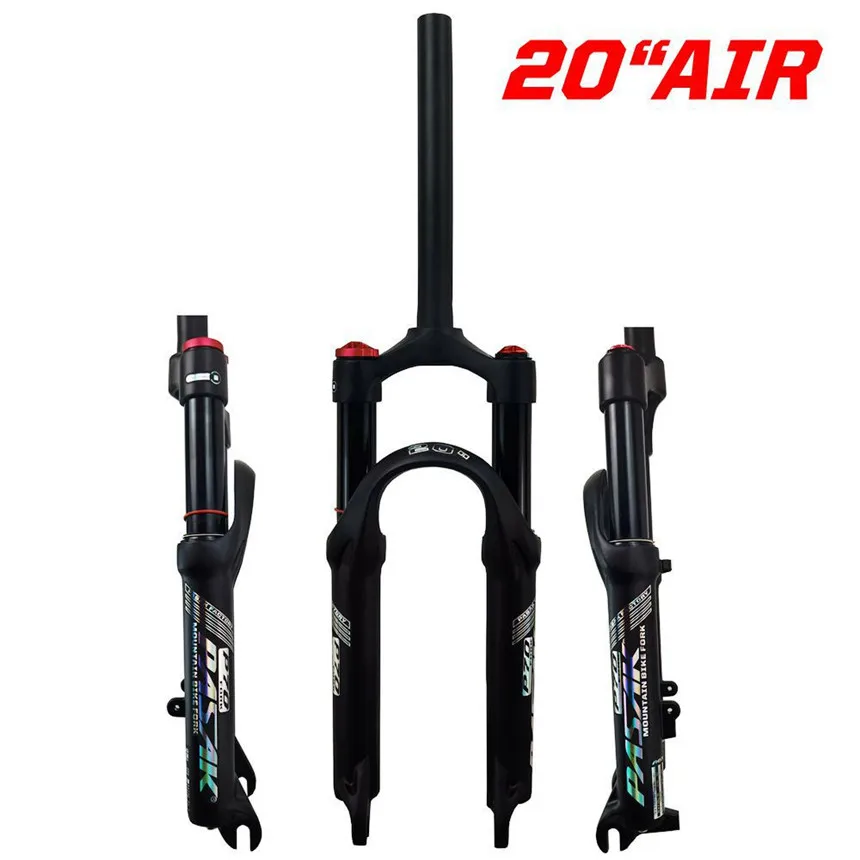 Bicycle Front Fork 20 24 Inch Mountain Air Fork Aluminum Alloy Disc ...