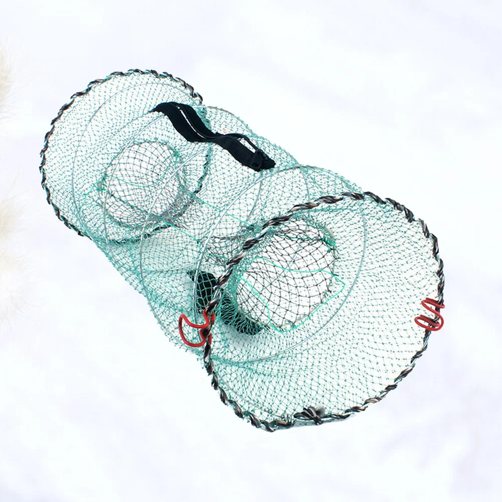 1PC Collapsible Fishing Net Mesh Trap Net Portable Fishing Landing Net ...