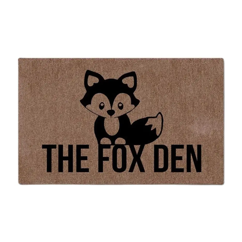 The Fox Den Doormat Outdoor Porch Patio Front Floor Door Mat New House ...