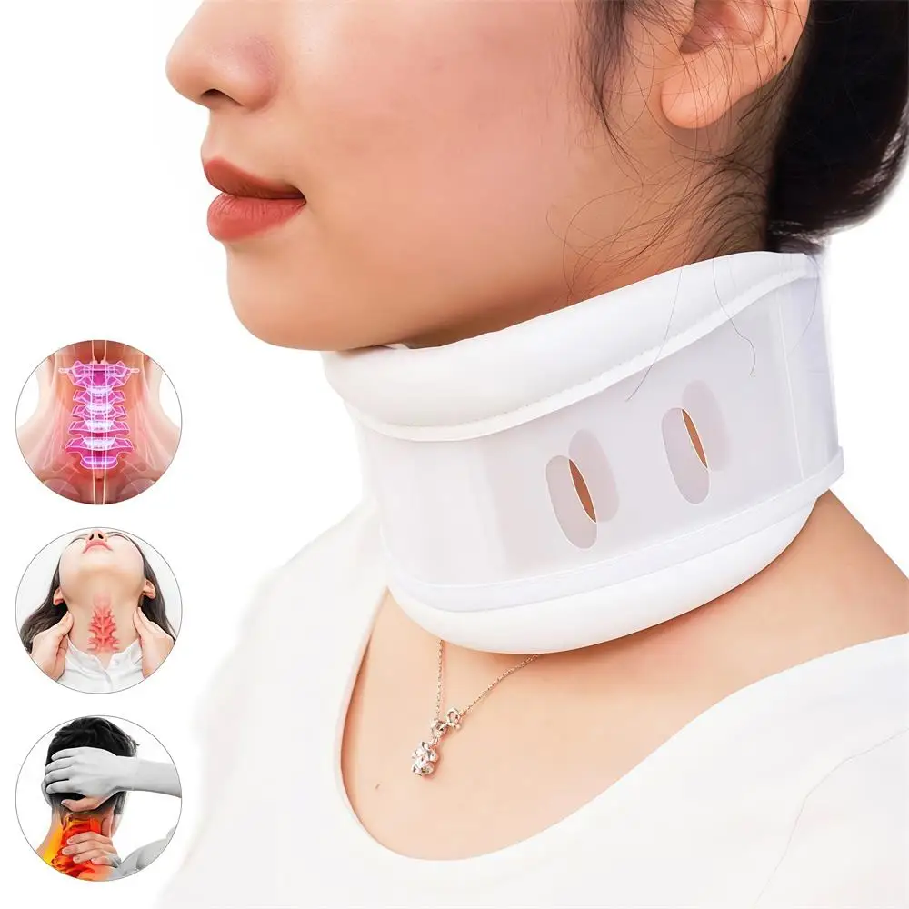 Cervical Neck Brace Collar with Chin Support for Stiff Relief Cervical ...