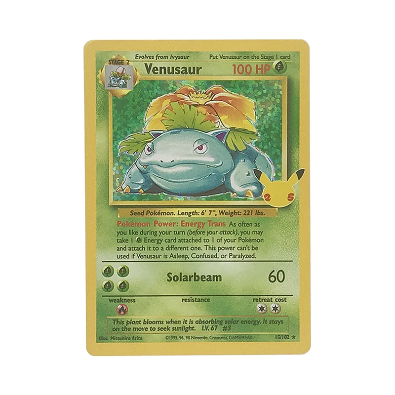 8.8X6.3Cm 25Th Anniversary Diy V Max Cards Pikachu Charizard Trainer ...