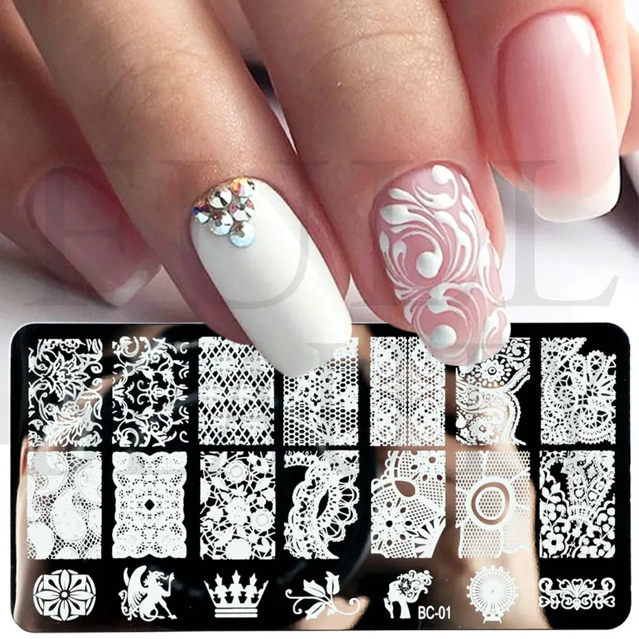 Wedding Nails Lace