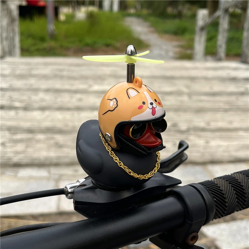 Car-Duck-Bike-Bell-Rubber-Cute-Duck-Bicycle-Accessories-with-Strap ...