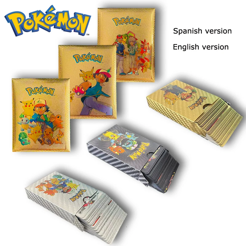 Pokemon Toys | Game Collection Cards - New Pokemon Gold Card Vmax Gx ...