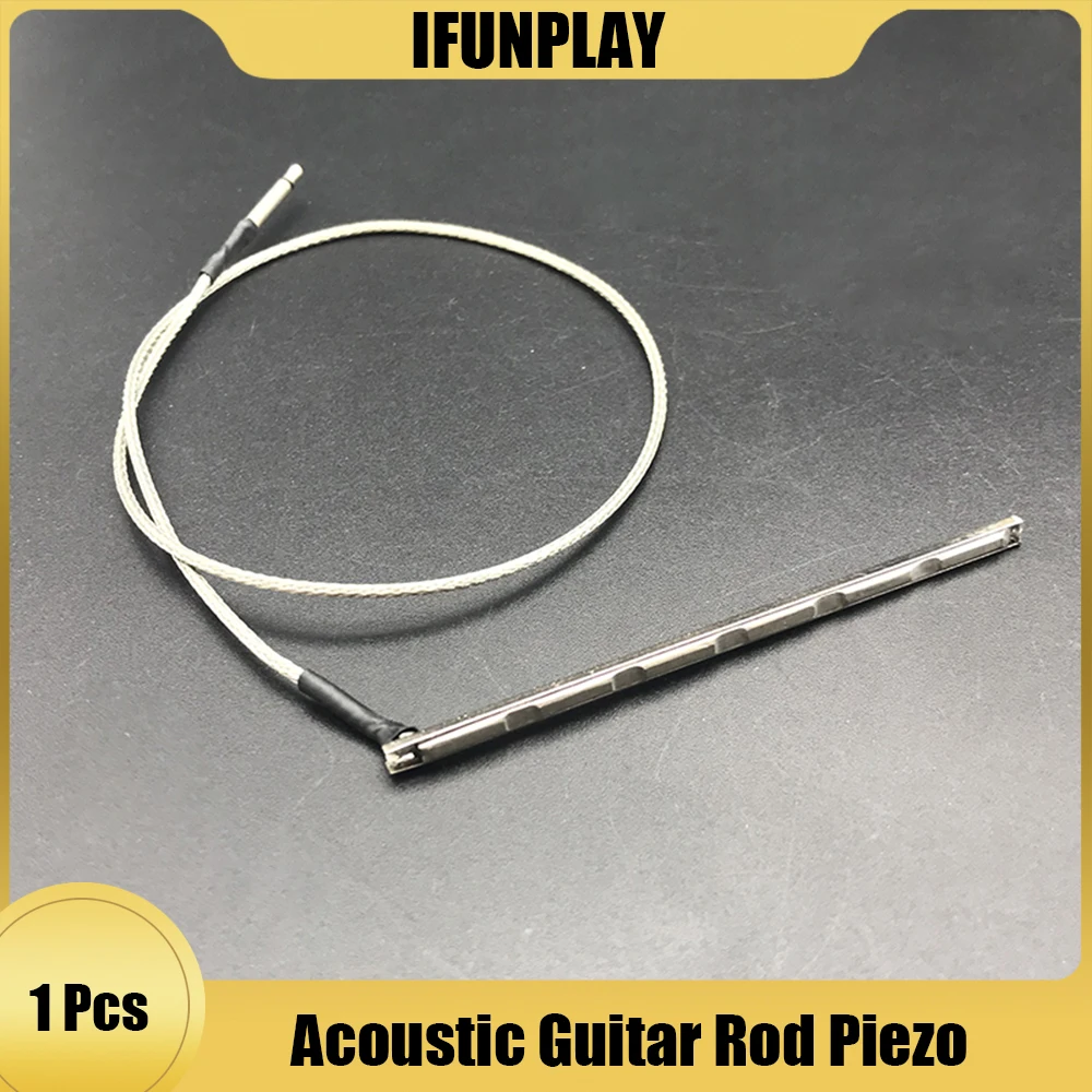 6-String-High-Sensitive-Acoustic-Guitar-Bridge-Saddle-Rod-Piezo-Metal ...