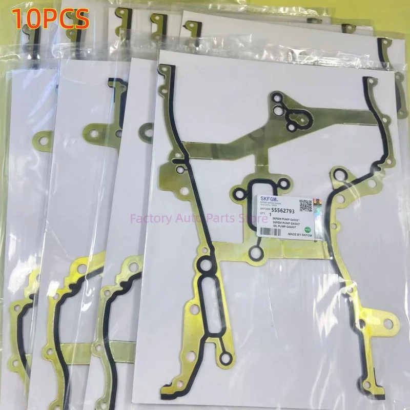 10개 OEM: 55562793 638130 T32629 엔진 부품 프론트 커버 가스켓 타이밍 커버 가스켓 쉐보레 크루즈 소닉 ...