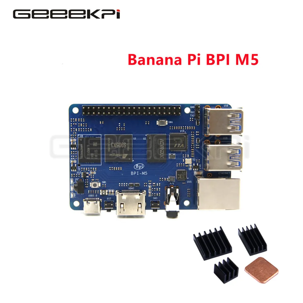 Original Banana Pi Bpi M5 New Version Single Board Computer Amlogic ...