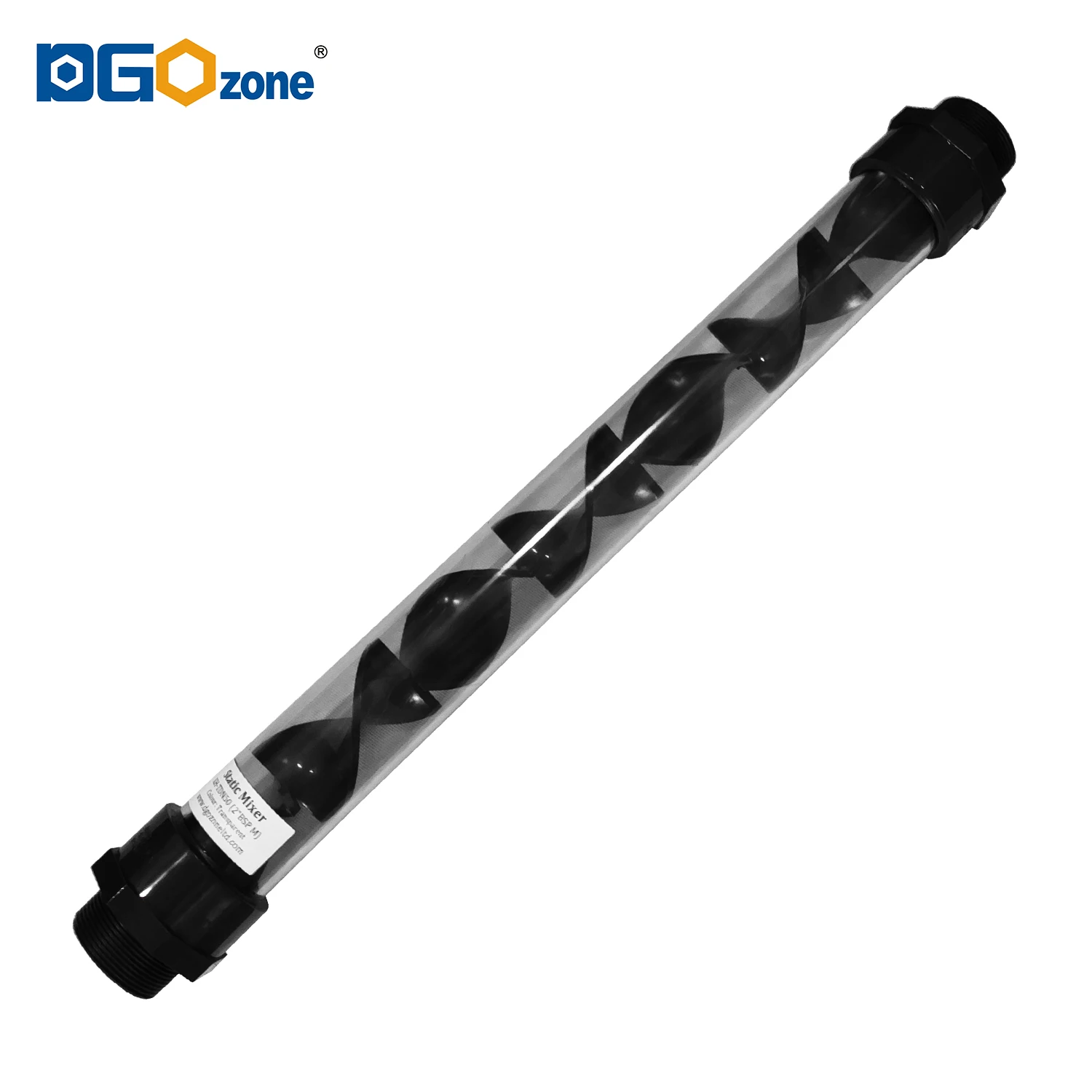 2-Static-Mixer-Plastic-High-Efficiency-Ozone-Mixing-Equipment-Inline ...