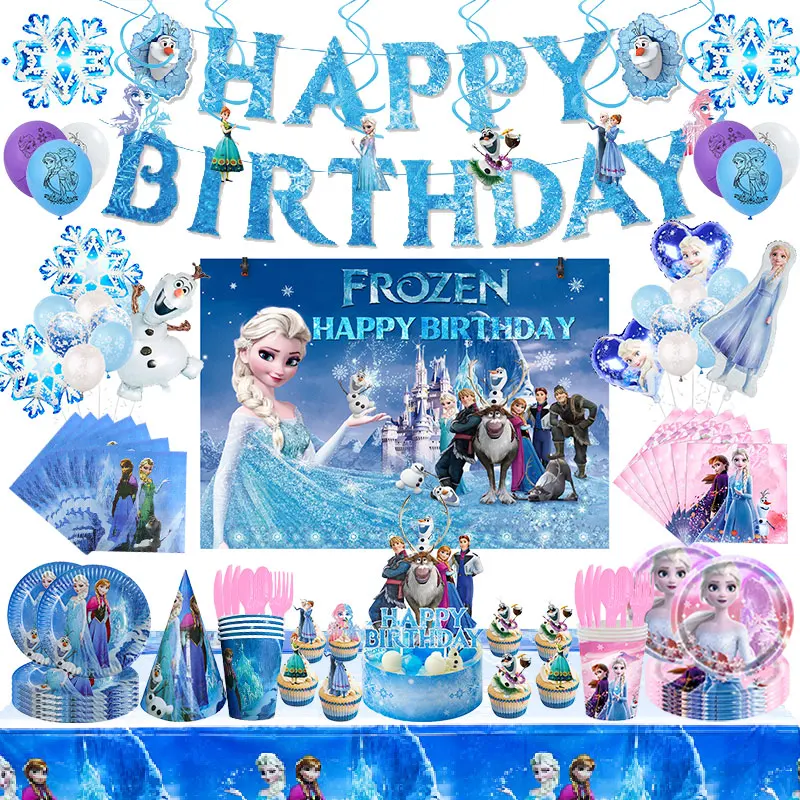 Disney frozen festa de aniversário decorações princesa anna elsa ...