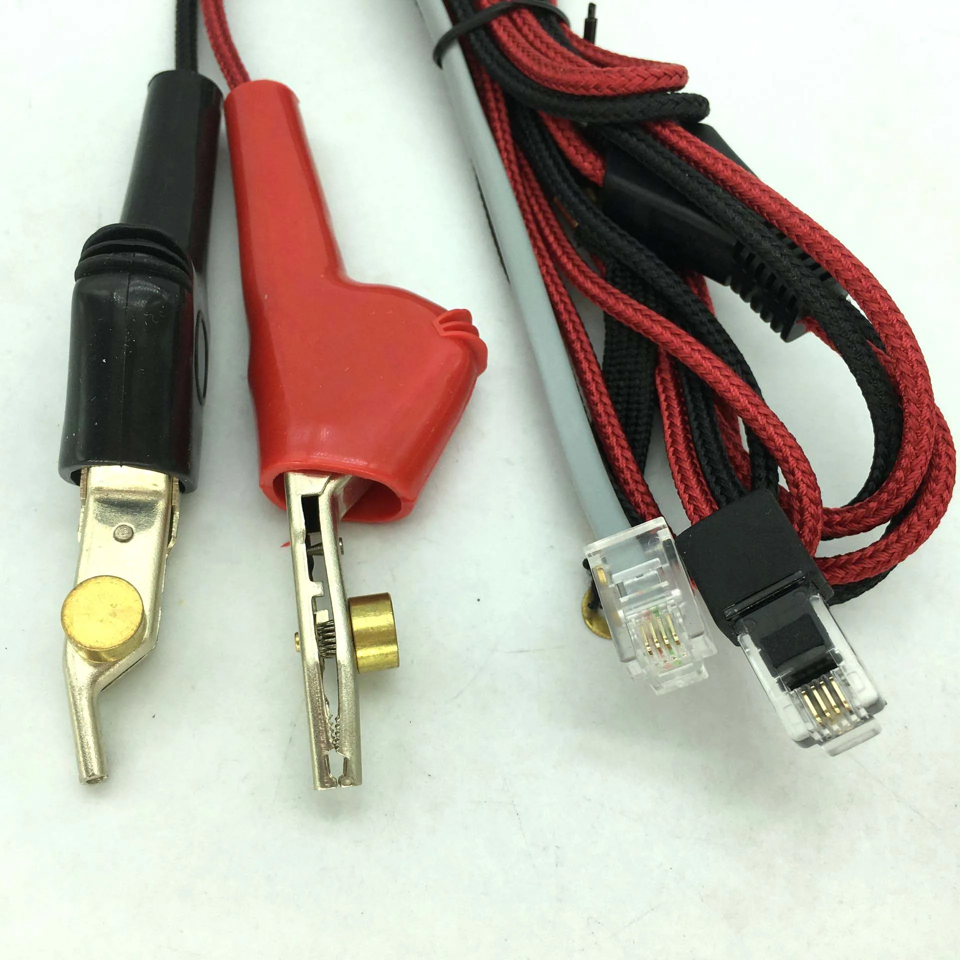 Nondestructive-Puncture-Network-2x-RJ11-Butt-Set-Test-alligator-Clip ...