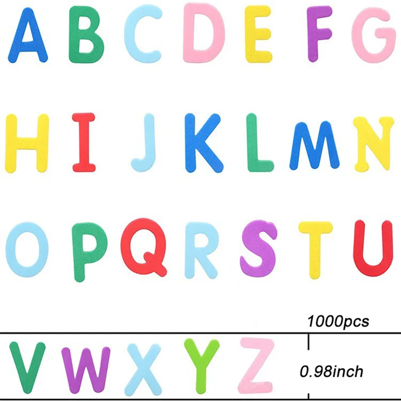 Inch Foam Letters