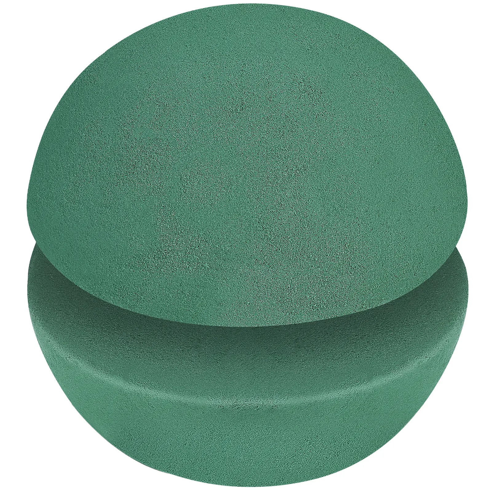 2Pcs Green Dry Floral Foam Half Balls Ball Bases for Wedding Wreath ...