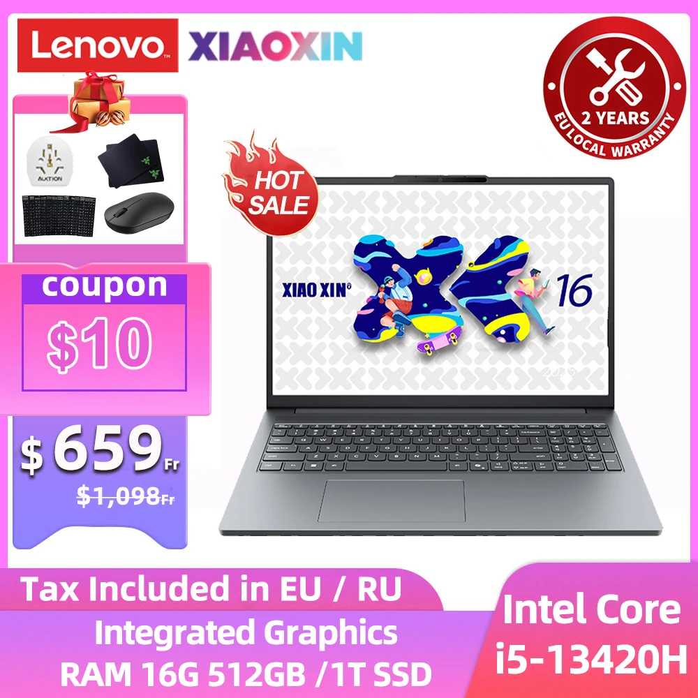 Lenovo Xiaoxin 16/15 SE Laptop 2025 i5-13420H Integrated Graphics 16GB ...