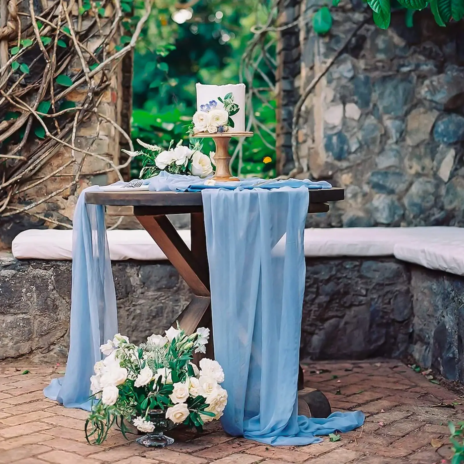 Rustic dusty blue wedding 60 photos - Astyledwedding.com