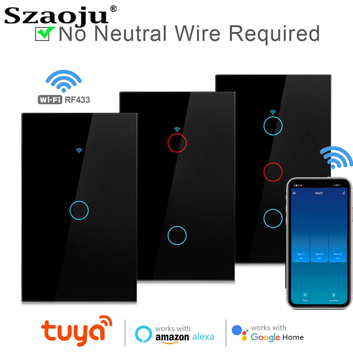 Tuya-WiFi-Touch-Wall-Smart-Switch-1-2-3-Gang-Light-Switch-Without ...