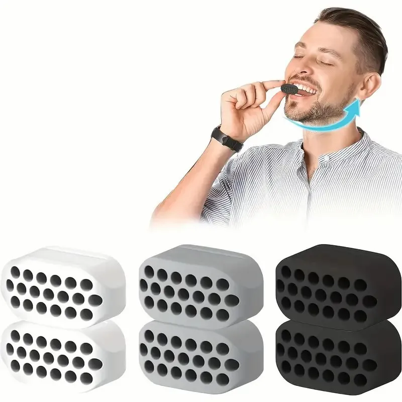 1-2Pcs-Silicone-Jaw-Exerciser-Facial-Toner-Jawline-Fitness-Ball-Neck ...