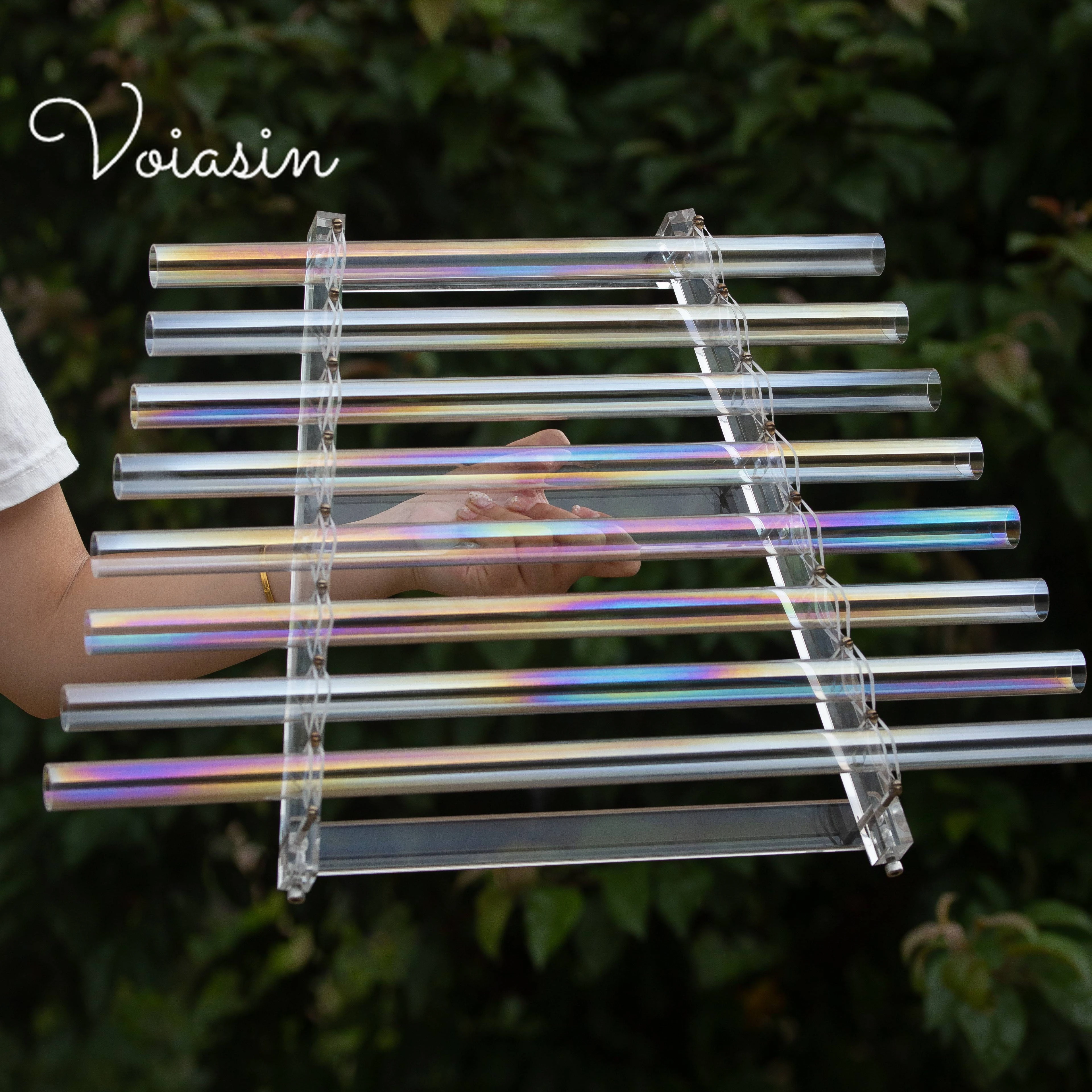 8Tubes-8Note-Dazzling-Singing-Harp-Top-Level-Clear-Quartz-Crystal ...