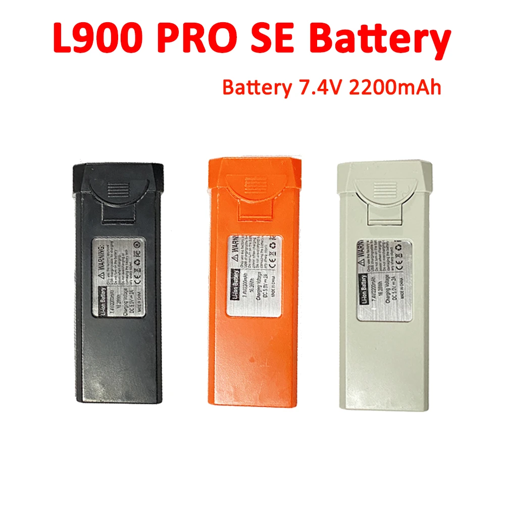 L900 PRO SE Drone Battery Spare Part 7.4V 2200mAh Lipo Battery For L900PRO SE Quadcopter Battery ...