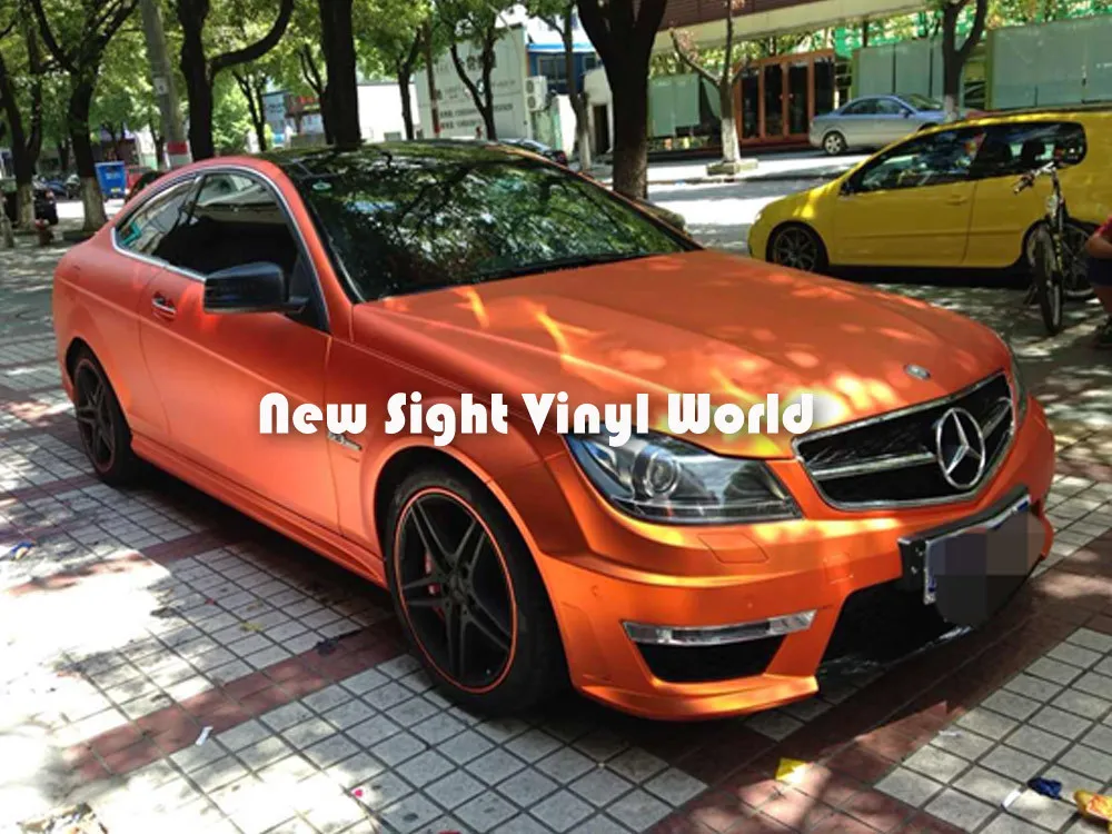 Orange Chrome Car