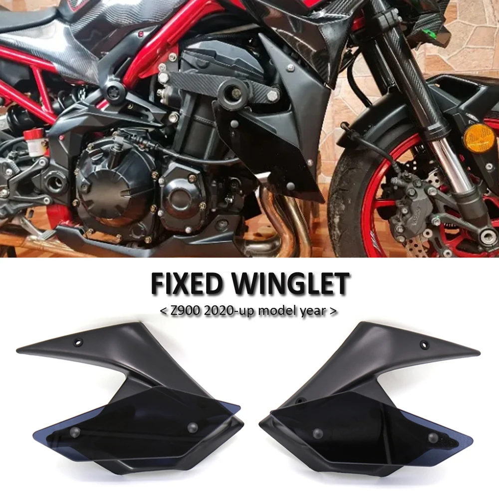 Z900-2020-NEW-Motorcycle-Parts-Side-Downforce-Naked-Spoilers-Winglet ...