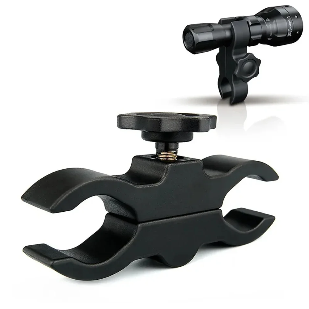 Adjustable-Flashlight-Mount-Barrel-Clamp-Quick-Release-Wrench-Bike ...