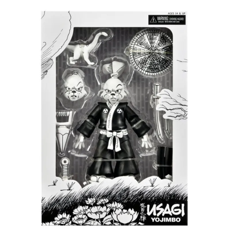 NECA-Miyamoto-Black-and-White-Version-Rabbit-Action-Figure-Model ...