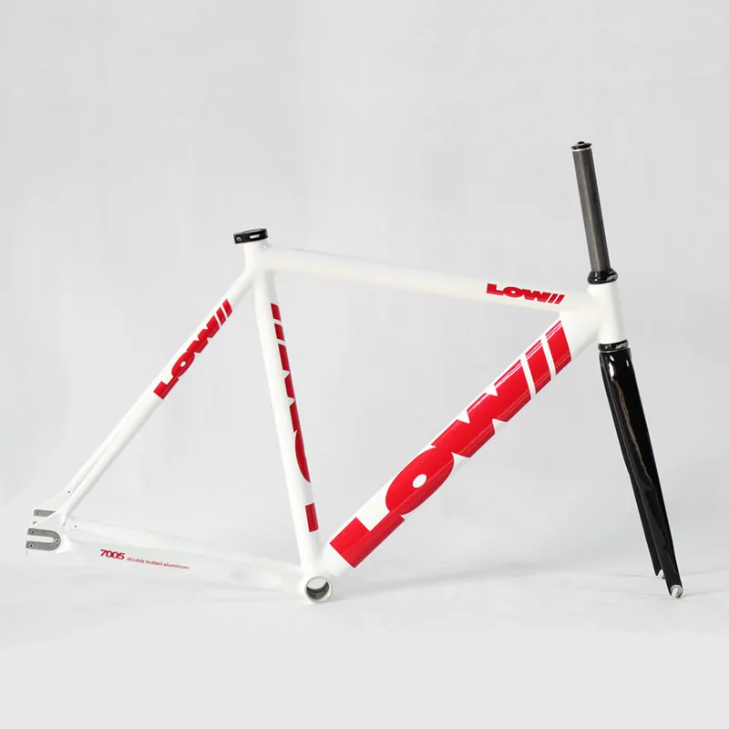 Fixed-Gear-Bike-Frame-Aluminum-Fixie-Frameset-Carbon-Fork-Single-Speed ...