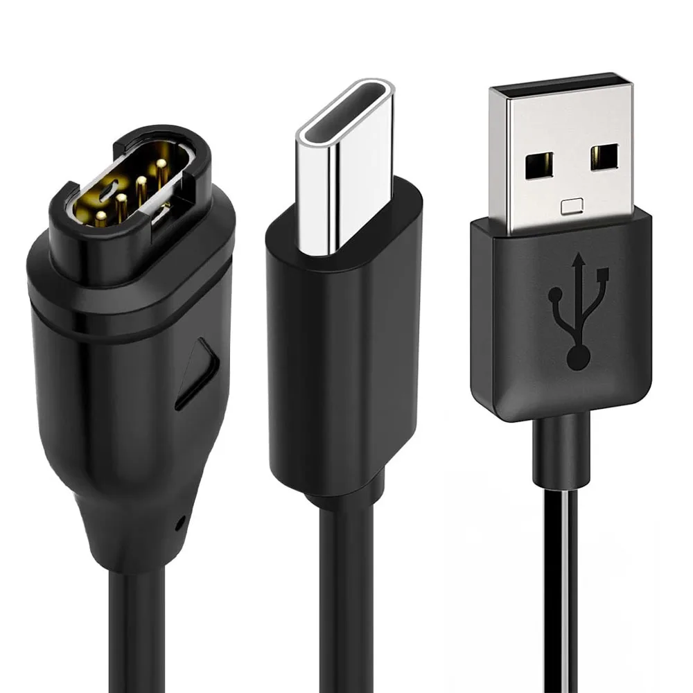 2 Pack Chargers for Fenix E/8/7/6/5 Series USB Charging Cable for ...