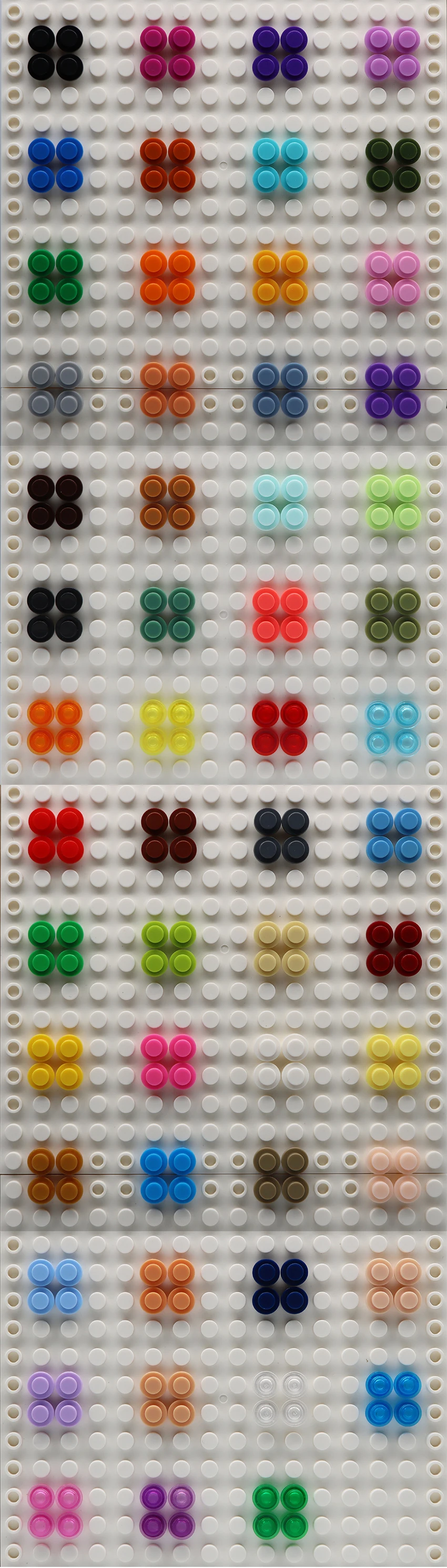 Jaune-Blocs De Construction À Assembler Soi-même, 500 Pièces, 1x1 ...