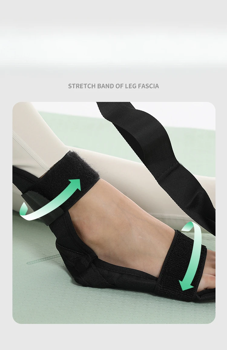 Generic Yoga Pull Strap Belt Yoga Ligament Stretching Belt Adjustable ...