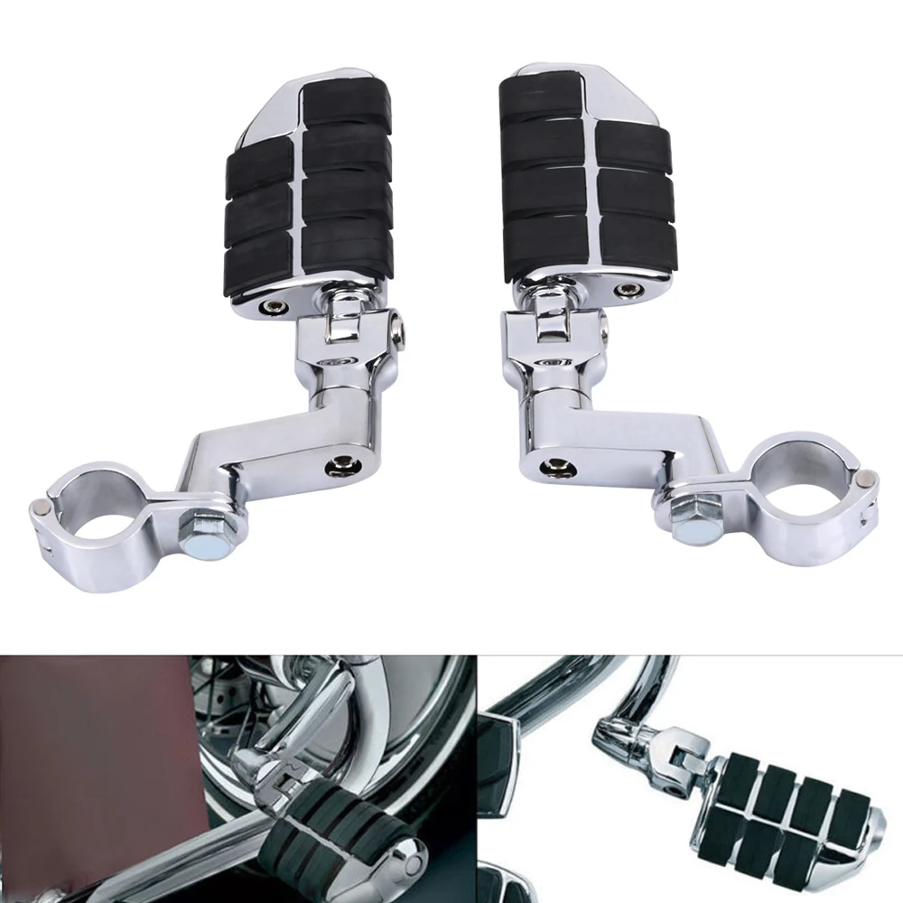 Reposapi-s-de-aluminio-ajustable-para-motocicleta-pedales-de-clavijas ...