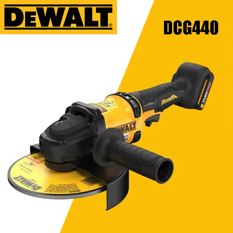 DEWALT-DCG440-60V-MAX-Lithium-Brushless-Cordless-Grinder-with-Kickback ...
