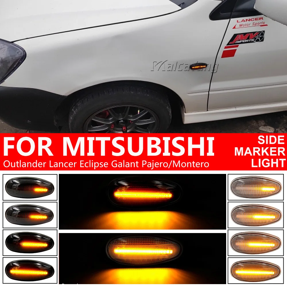 For-Mitsubishi-Outlander-Lancer-Freeca-I-Miev-Pajero-Eclipse-2pcs-LED ...