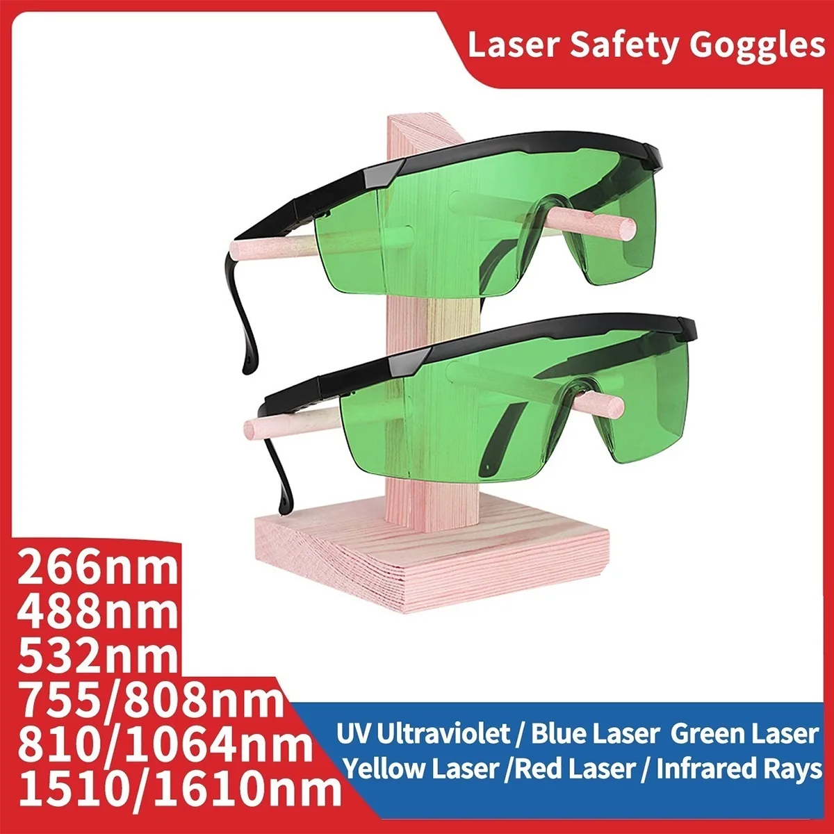 Laser Safety Glasses 1064nm Infrared 355nm UV Goggles Protective ...