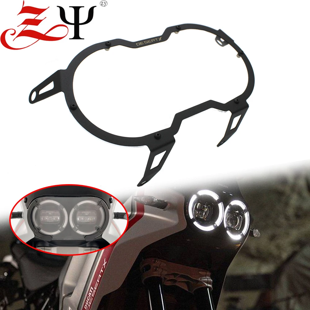 Desert X Motorcycle Headlight Protective Cover Fit For Ducati Desertx ...