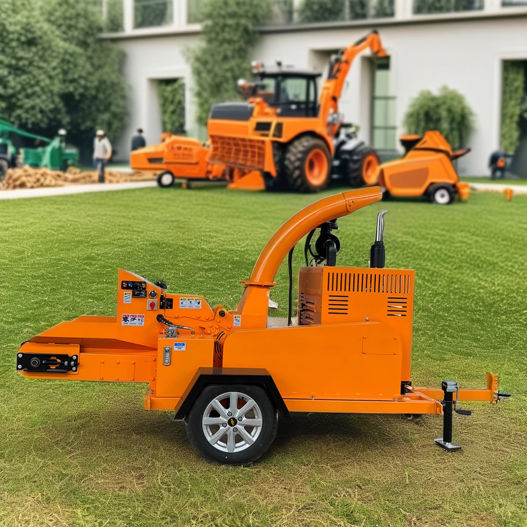 High-Efficiency-Diesel-Wood-Chipper-Hydraulic-Feed-Mobile-Tree-Branch ...