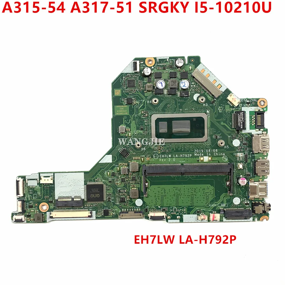 For-Acer-A315-54-A317-51-Laptop-Motherboard-EH7LW-LA-H792P-With-SRGKY ...