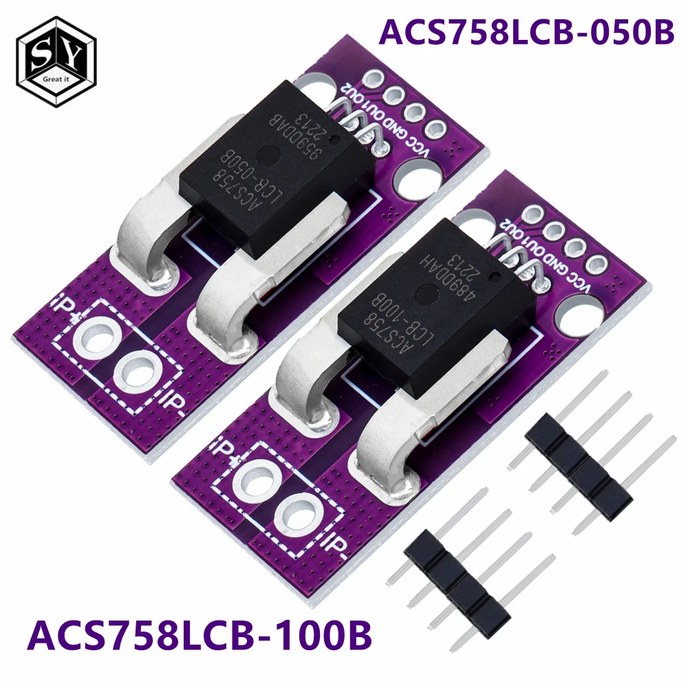 ACS758-ACS758LCB-050B-PFF-T-linear-current-sensor-Hall-current-module ...