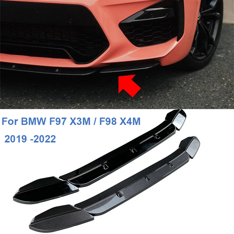 GLOSS-Car-Front-Bumper-Spoiler-Lip-Look-Lower-chin-Splitter-Guard-Plate ...