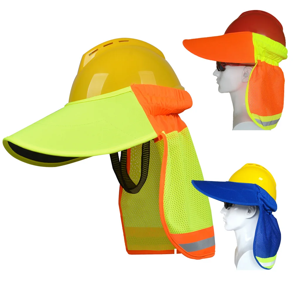 Hi vis chapéu duro com viseira, acessório de chapéu rígido, refletor ...