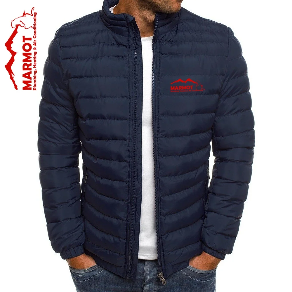 MARMOT Men's Padded Jacket with Stand Collar, Thickened, American Style ...