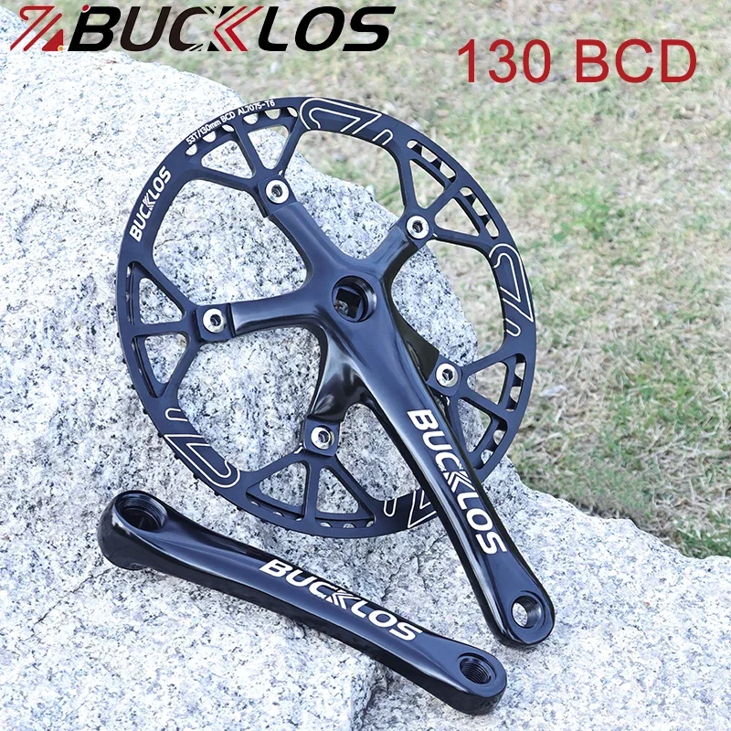 BUCKLOS 130BCD Crankset 45T 47T 53T 56T 58T Folding Bike Crankset 170MM ...